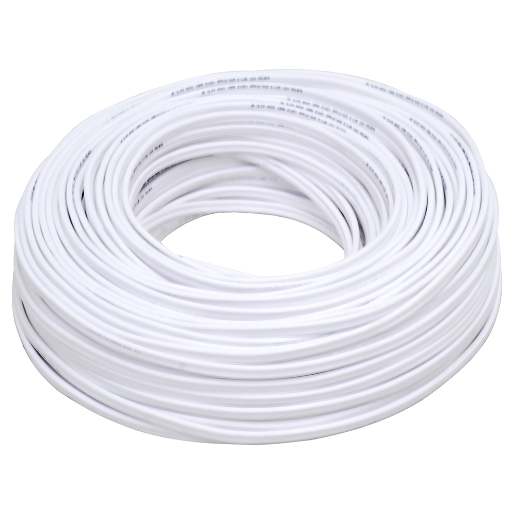 136929 Cable eléctrico tipo POT Cal. 2 x 18 100mt blanco Surtek ...