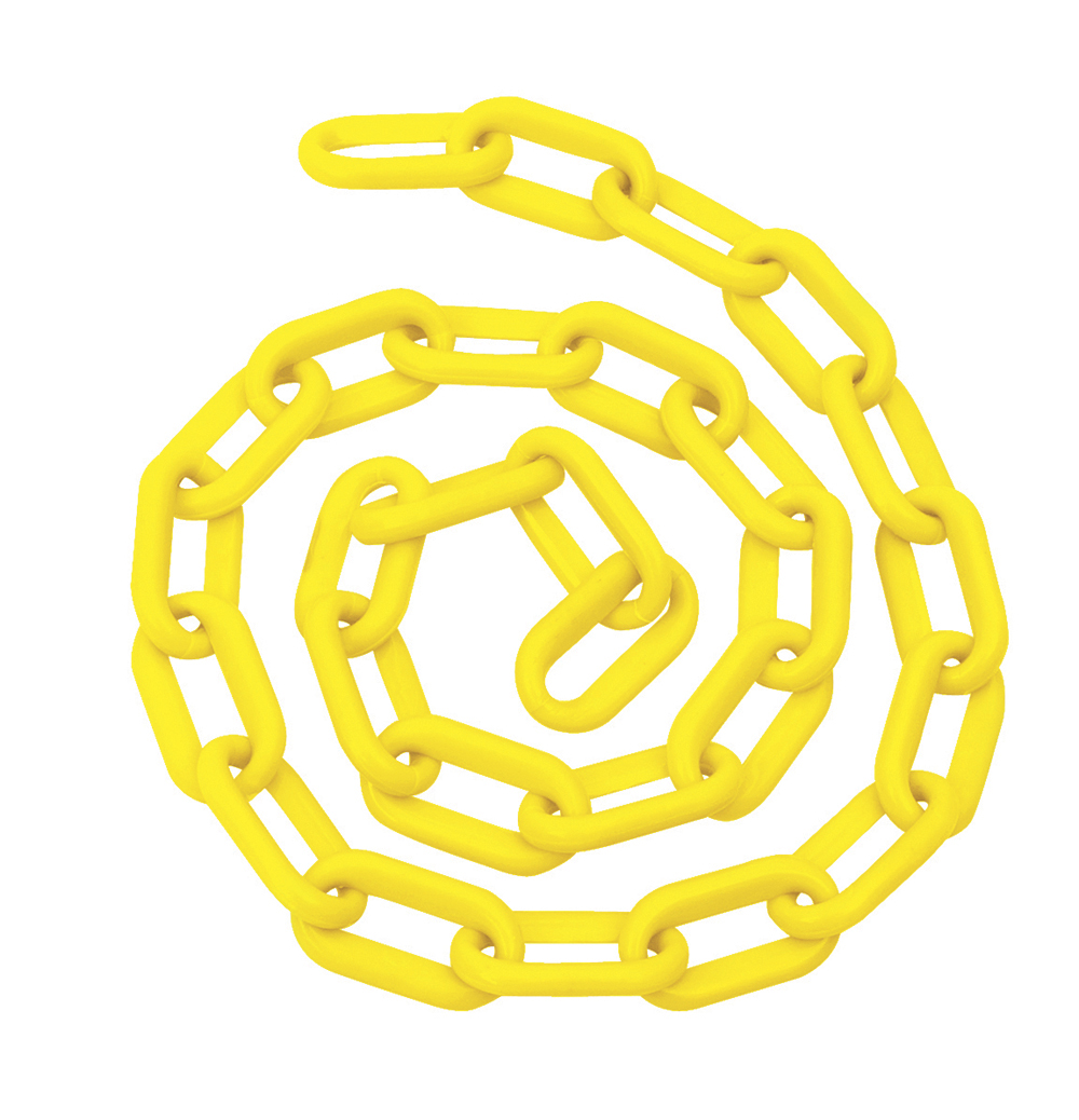 143425 Cadena plástica 8 mm x 5/16" 25 mt 80 kg amarilla Foy - Tienda Urrea