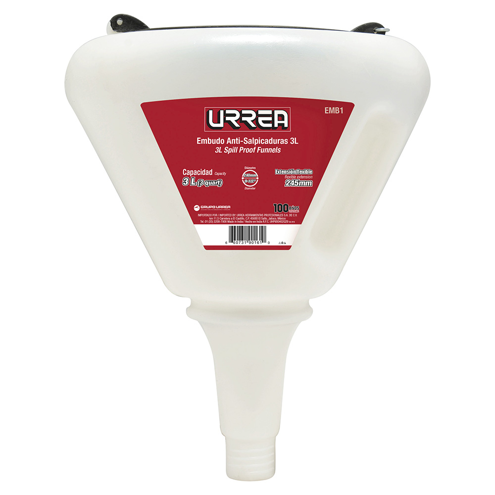 EMB1 Embudo anti-salpicaduras 3L Urrea - Tienda Urrea
